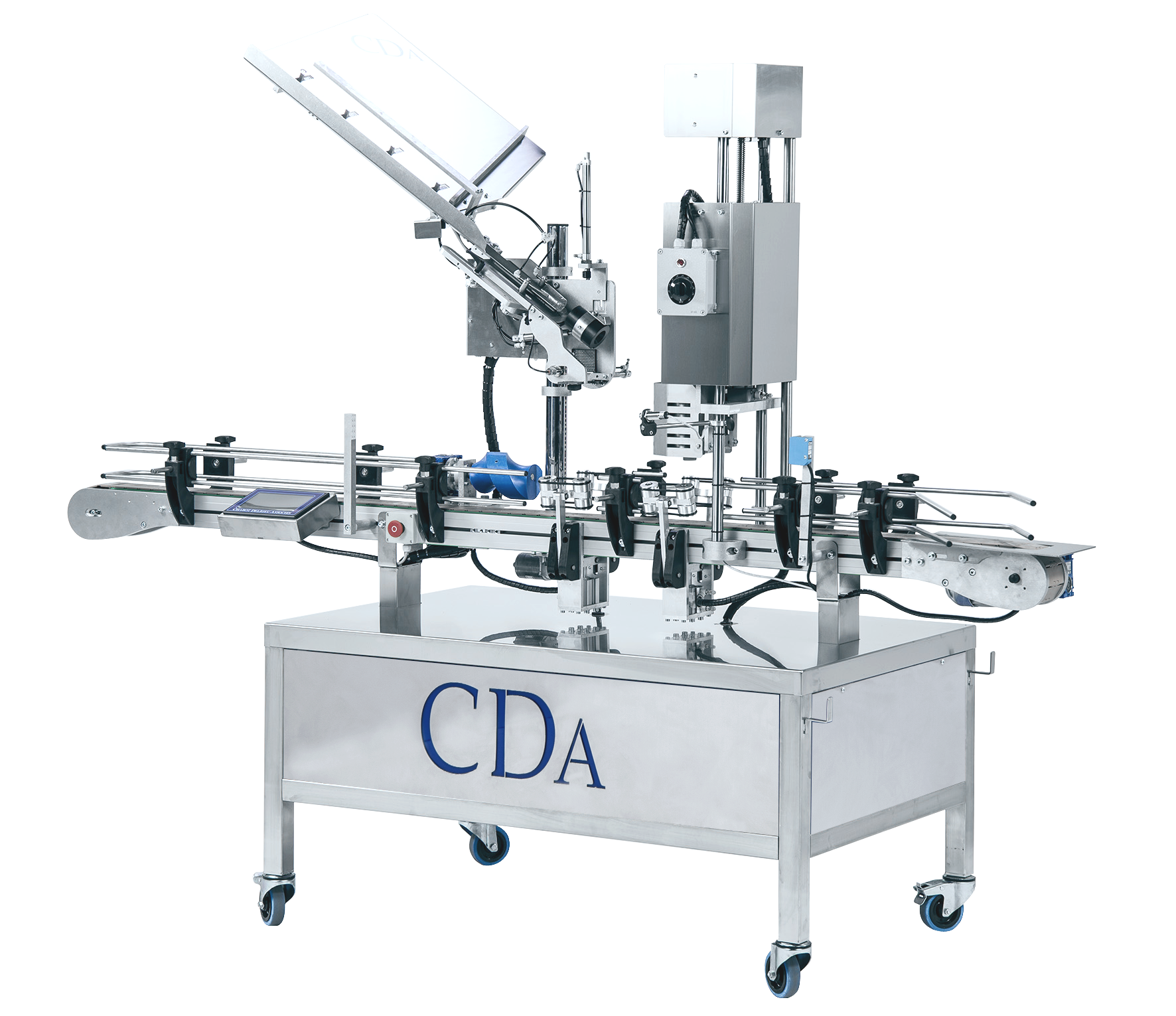 Cap System - Automatic dispensing and crimping machine for capsules