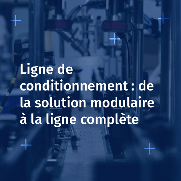 Ligne de conditionnement complète pour remplissage, bouchage et étiquetage