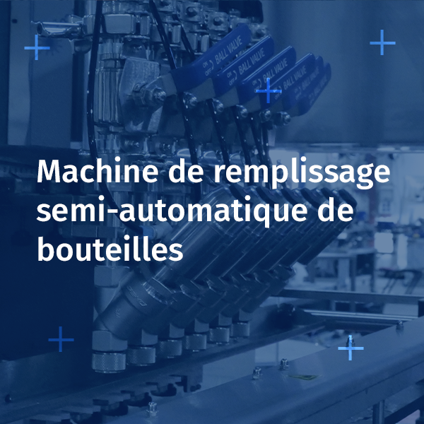 Machine semi-auto de remplissage de liquide pour bouteilles